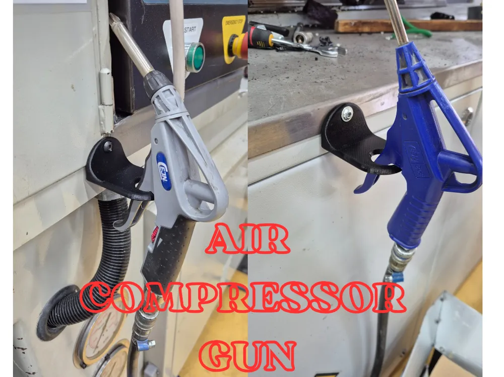 Air compressor gun holder mini by Leffes3D - MakerWorld