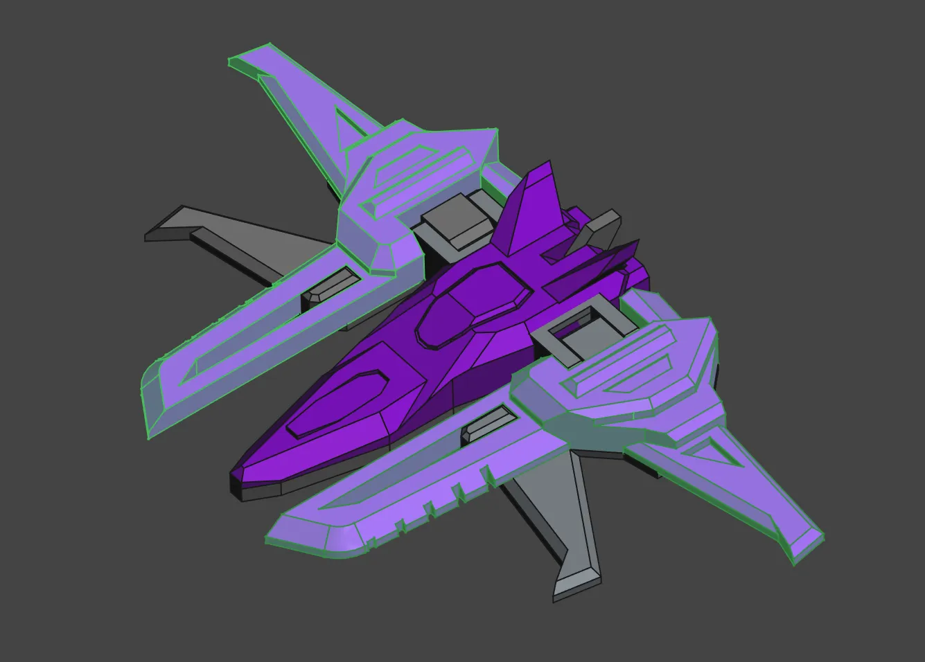 Comet Hawk - Spaceship Model Kit - Free 3D Print Model - MakerWorld