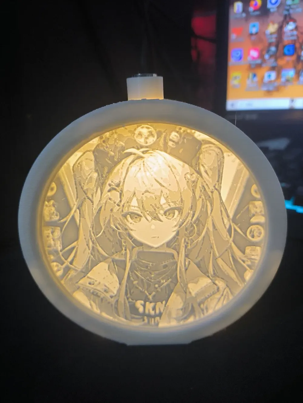 Hatsune Miku Series Lithophane Lamp Panels - Continuously Updated by ...