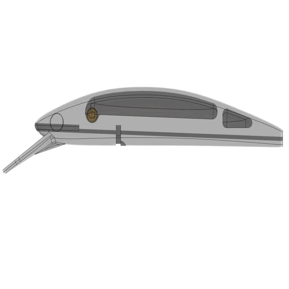 Wobbler 2 Fishing Lure 100mm (3 different lips) - Free 3D Print Model ...