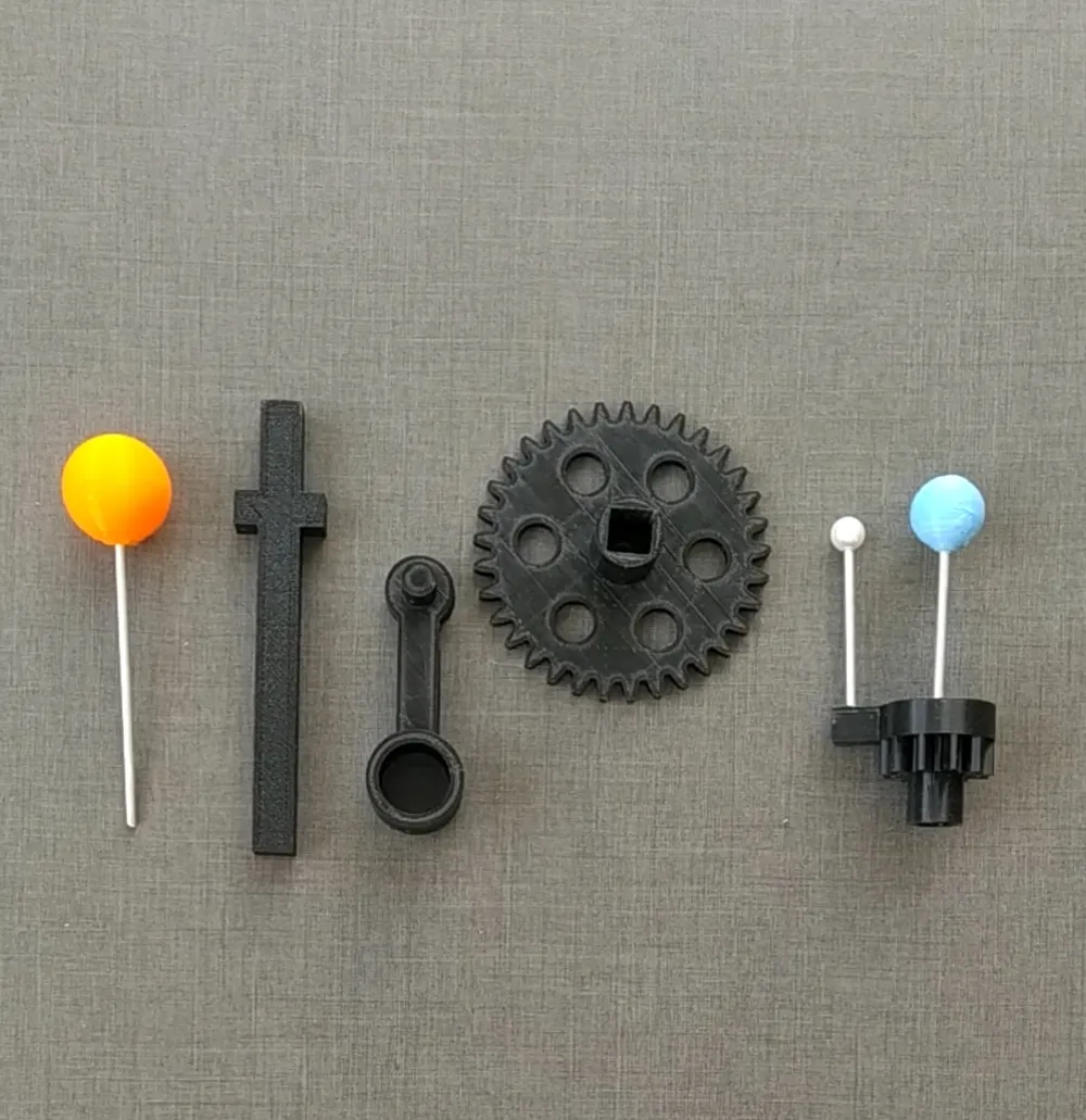 Handheld model of Sun Earth and Moon - Free 3D Print Model - MakerWorld