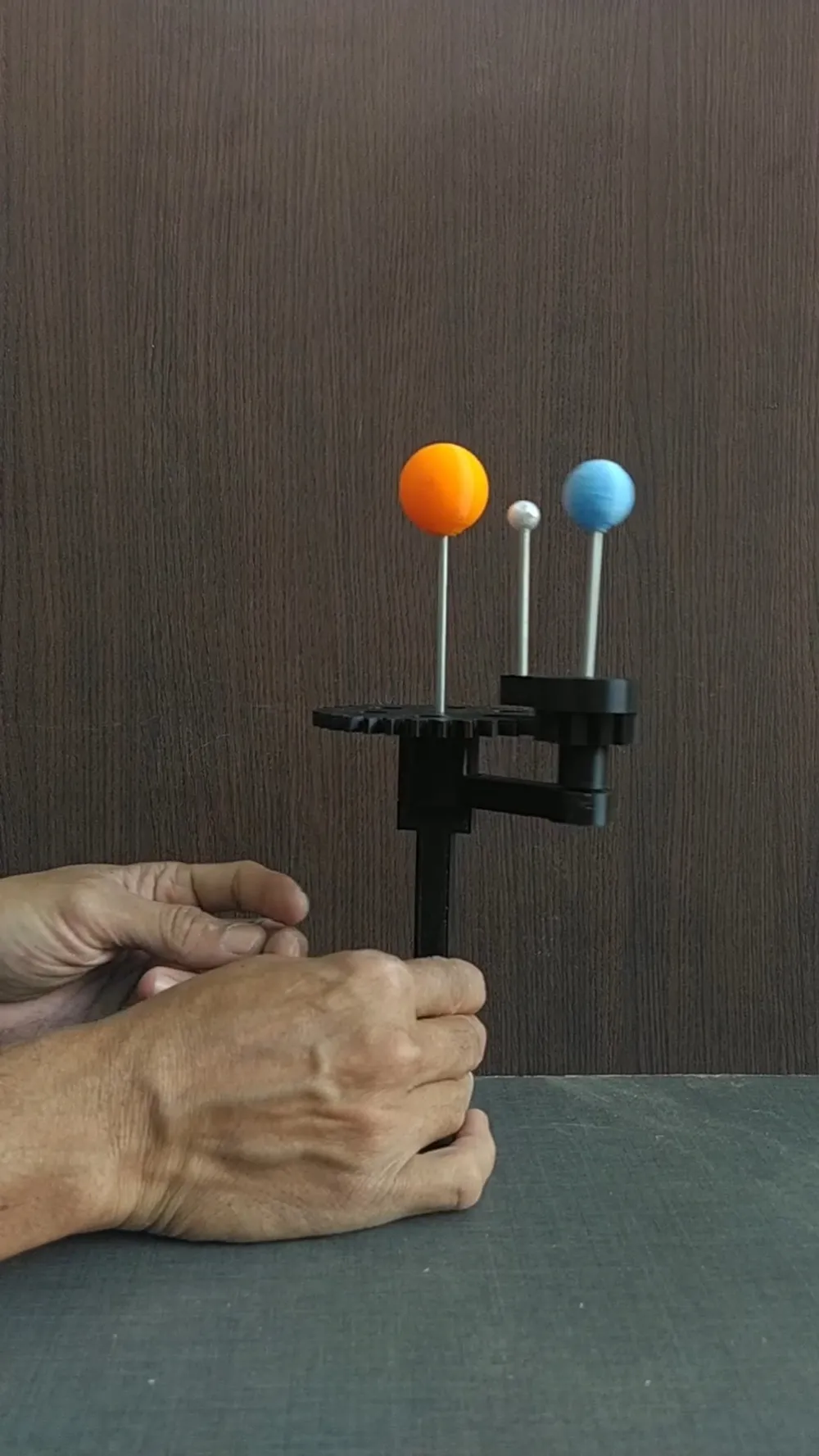Handheld model of Sun Earth and Moon - Free 3D Print Model - MakerWorld