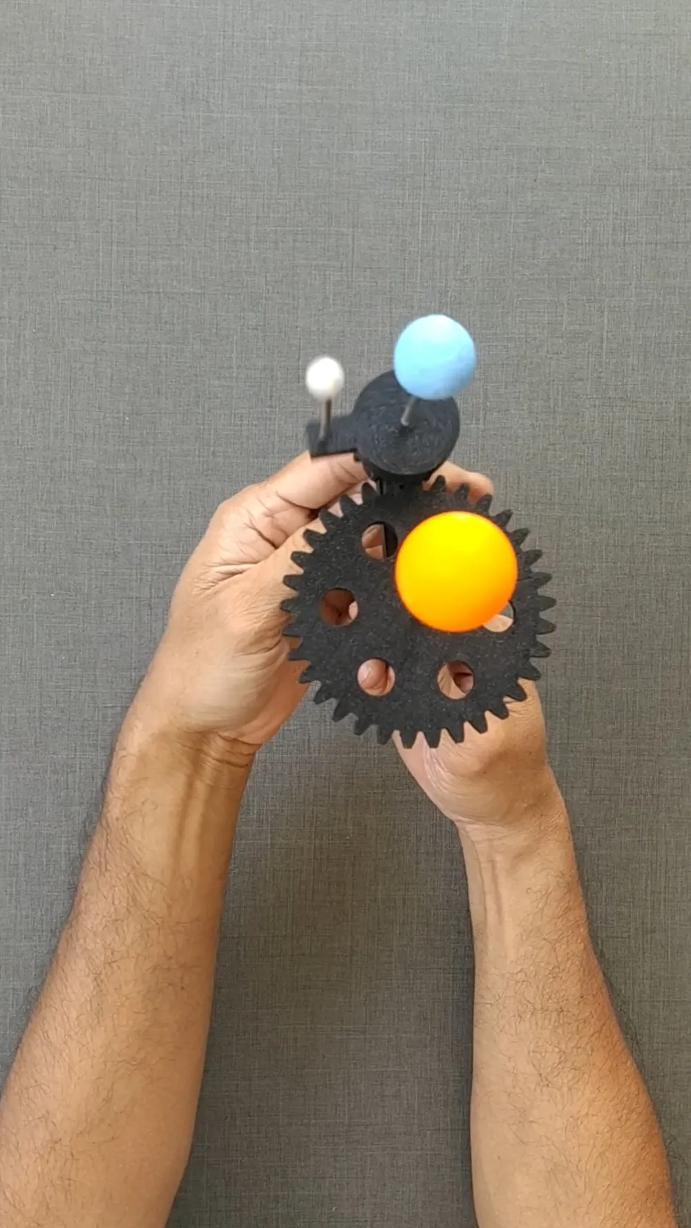 Handheld model of Sun Earth and Moon - Free 3D Print Model - MakerWorld
