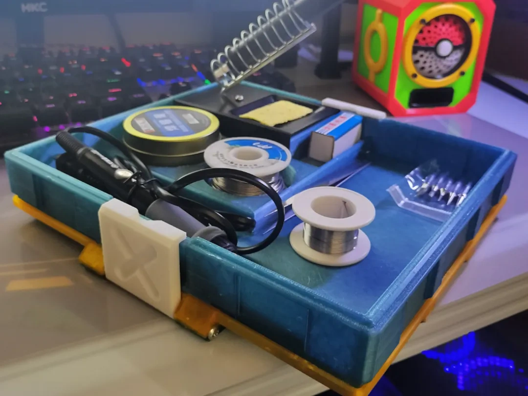 Soldering Iron Organizer, Soldering Station, Solder Wire Storage Box by ...