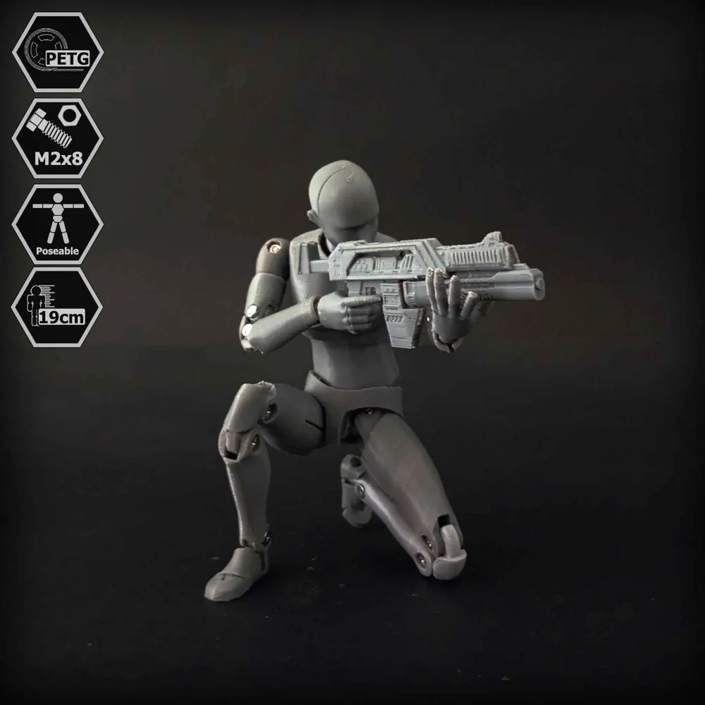 1/10 Scale Action Figure A.D.A.M 01 by ModelCraft_Magi MakerWorld ...