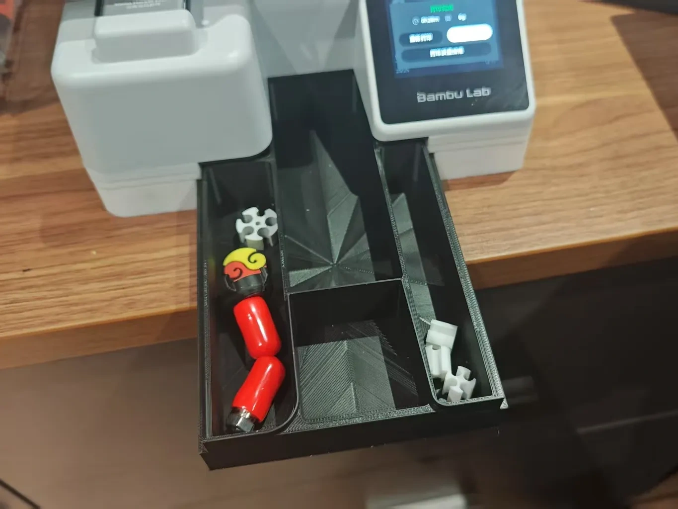 Bambu A1 mini Elevated Storage Box Parts Organizer by Boss_Design ...