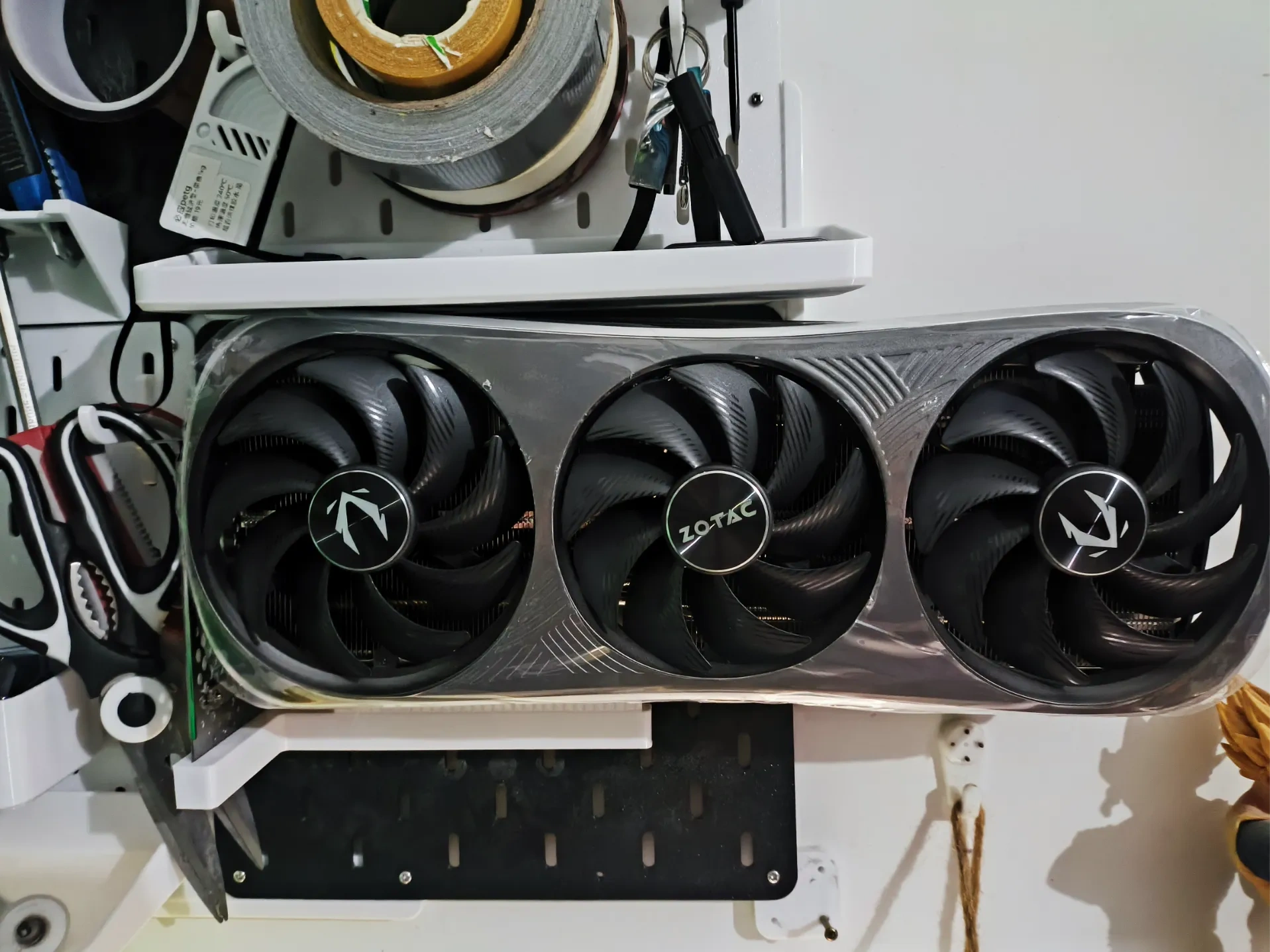 GPU Display Stand for IKEA Pegboard - 3MM by user_3106217288 - MakerWorld