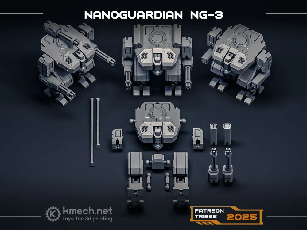 Mech Modular NG3 Remixed by prof.syd.xu MakerWorld: Download Free 3D Models