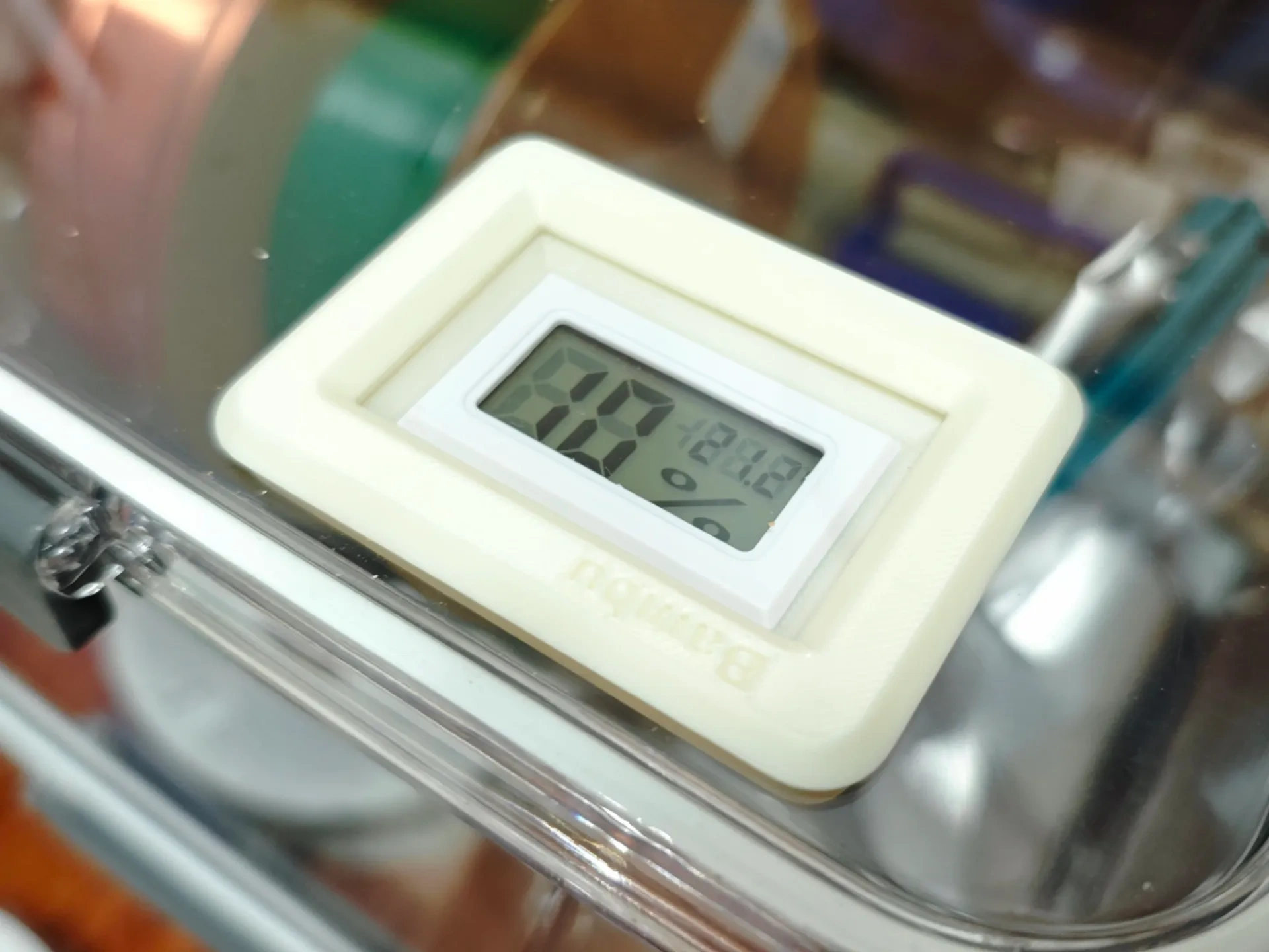 Mini Hygrometer Magnetic Adsorption Box by QUINN_YU - MakerWorld