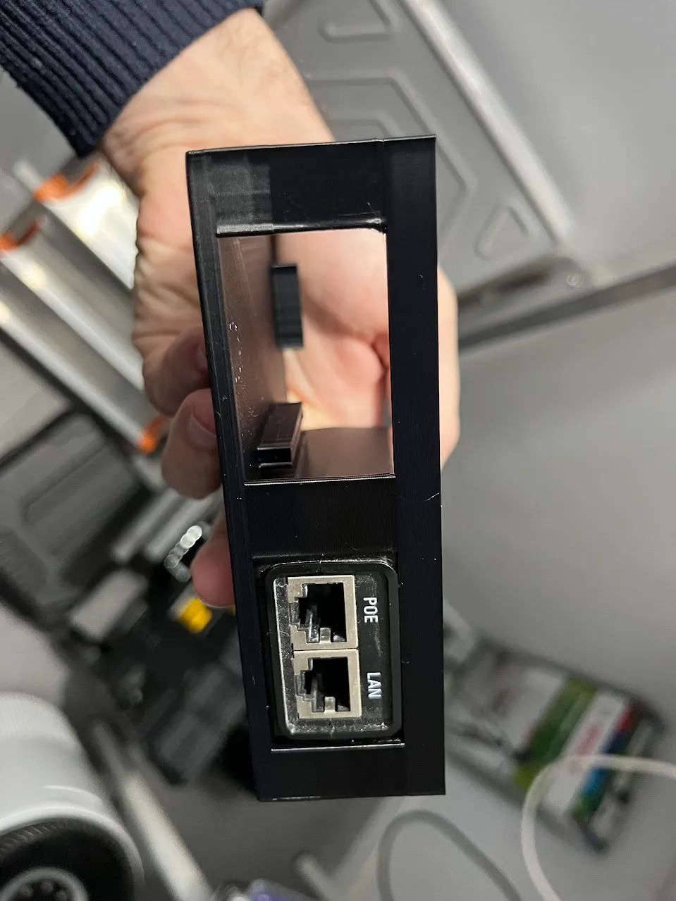 Rackmod 1U - Dual Unifi 12watt POE injector insert Remixed by Severan ...