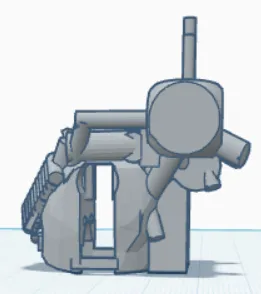 cool dummy 13 Sci-Fi torso armor Remixed by Random Axe11 - MakerWorld