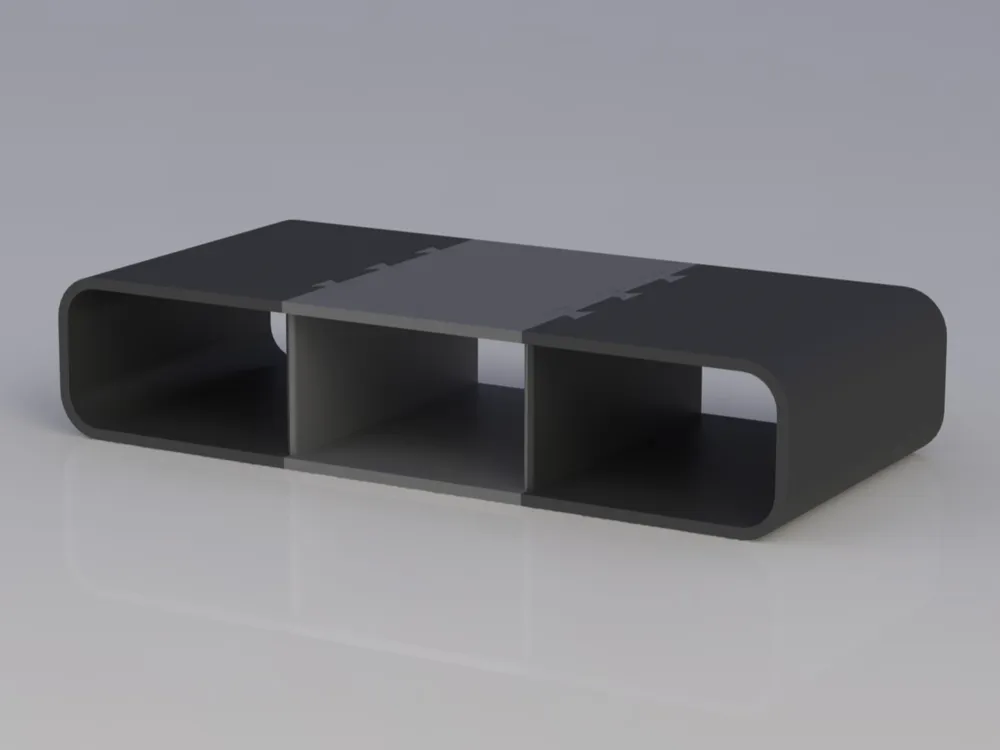 Mid Century Modern Styled Monitor Stand by Luke P. - MakerWorld