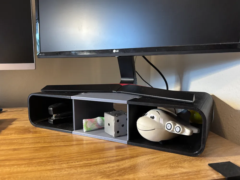 Mid Century Modern Styled Monitor Stand by Luke P. - MakerWorld