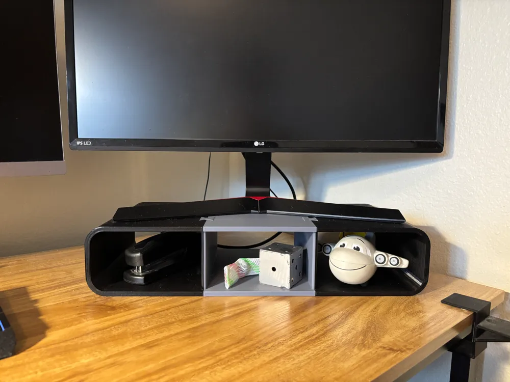 Mid Century Modern Styled Monitor Stand by Luke P. - MakerWorld