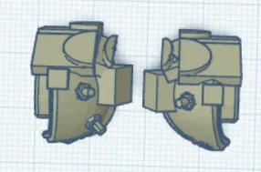 cool dummy 13 Sci-Fi shoulder pads - Free 3D Print Model - MakerWorld