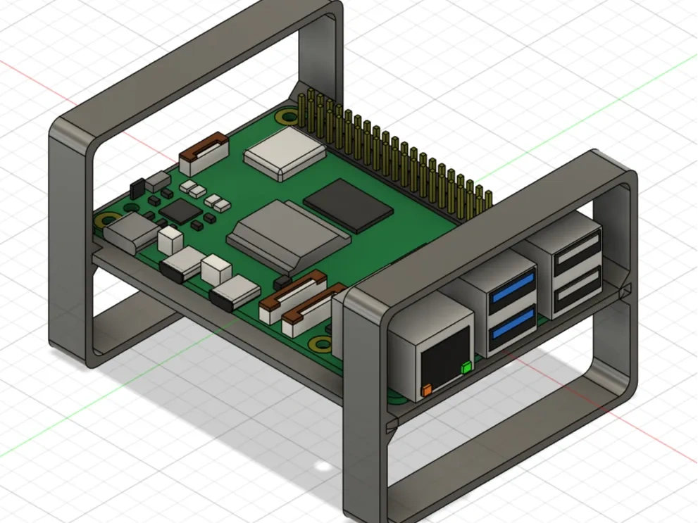 Raspberry Pi 3\4\5 Simple Stand by sheetung - MakerWorld