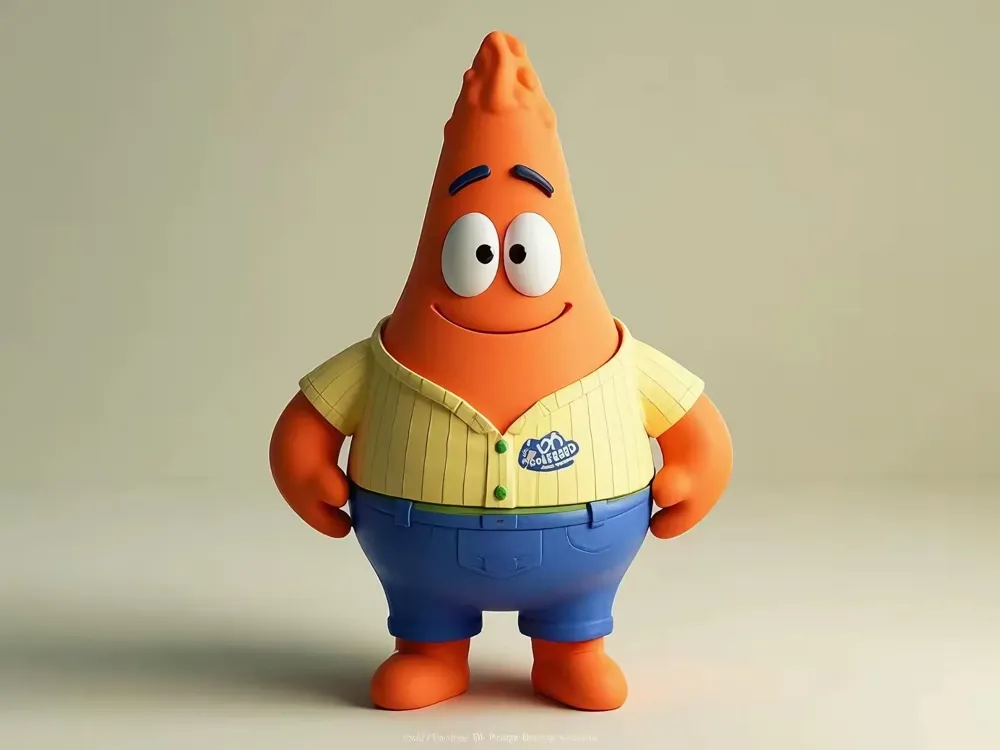 SpongeBob Schwammkopf – Patrick Star – Einteiliges Modell für den a1mini von 库尔勒 - MakerWorld