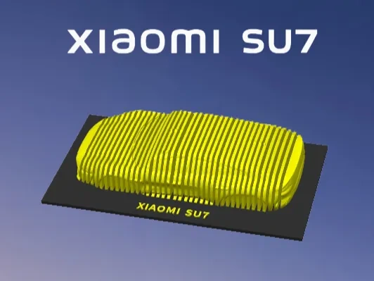 Xiaomi SU7,Auto-Schnittmodell von yifan壹凡 - MakerWorld