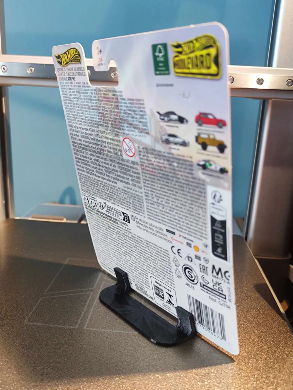 Hot Wheels model Card Stand Display - Free 3D Print Model - MakerWorld