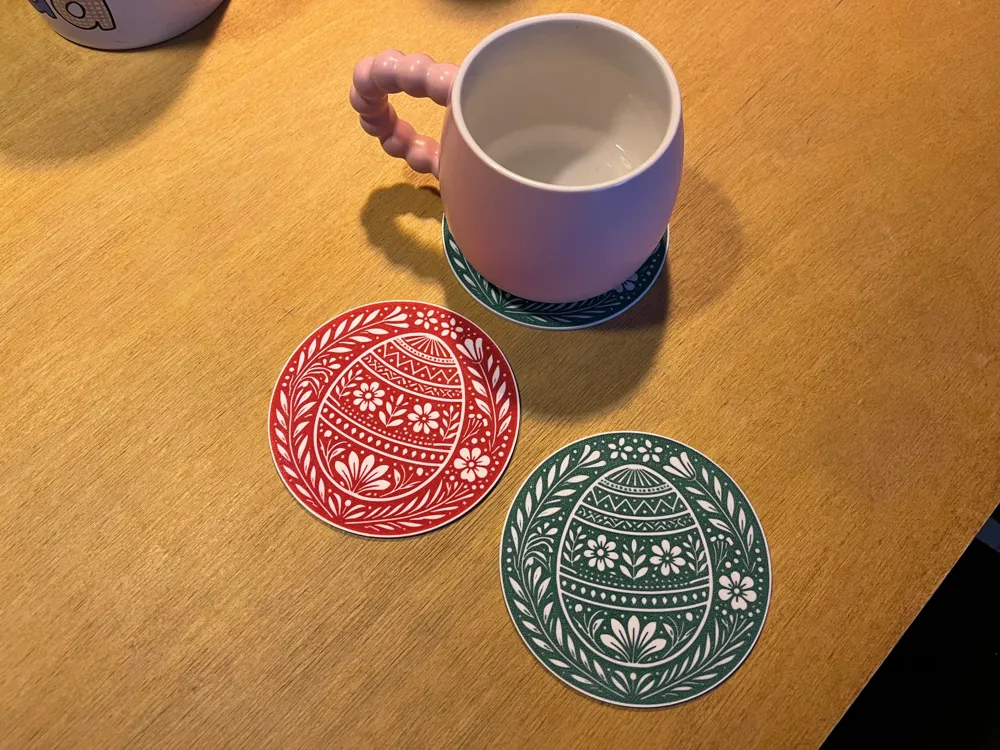 Easter coaster by Andy PL - MakerWorld