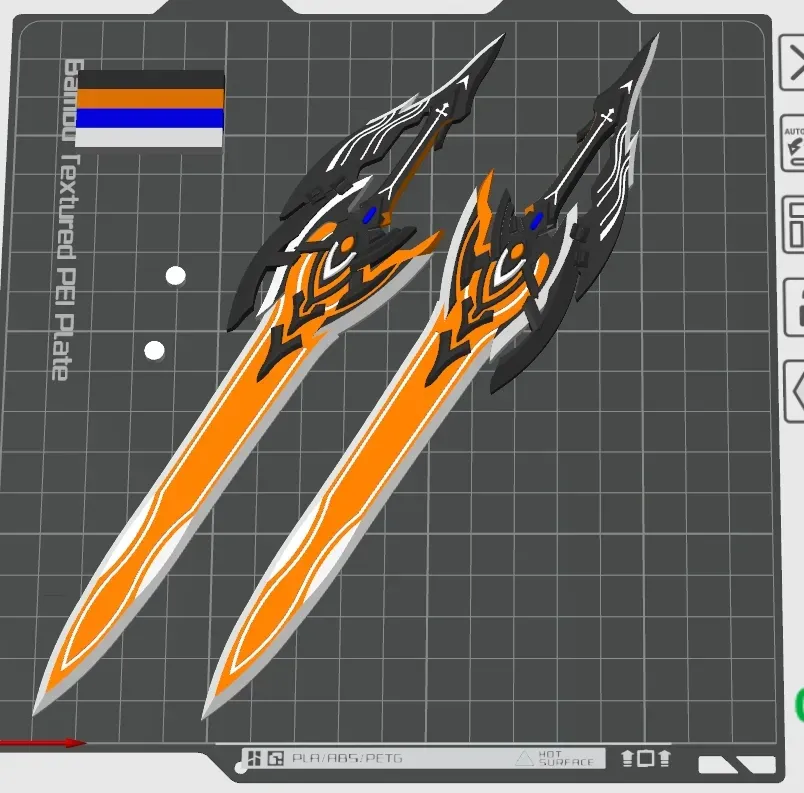 Blazing Raging Sword—a weapon from the game *Honkai Impact 3rd* by ...