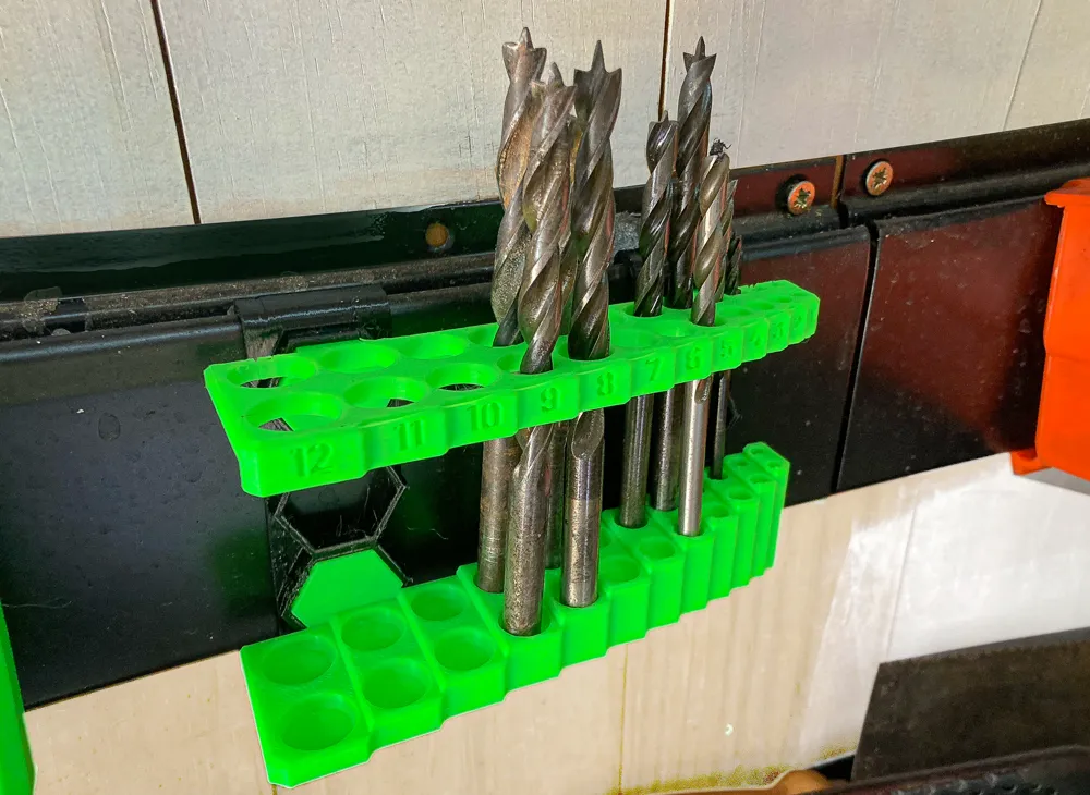 HSW drill bit organiser - metric 1-12 by Haus SparrowMakerWorld: Download Free 3D Models