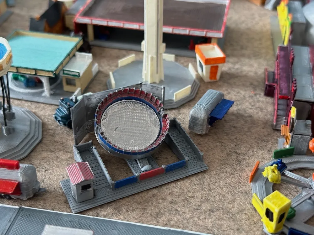 Funfair - fun ride tagadà by Giannialfa1 MakerWorld: Download Free 3D Models