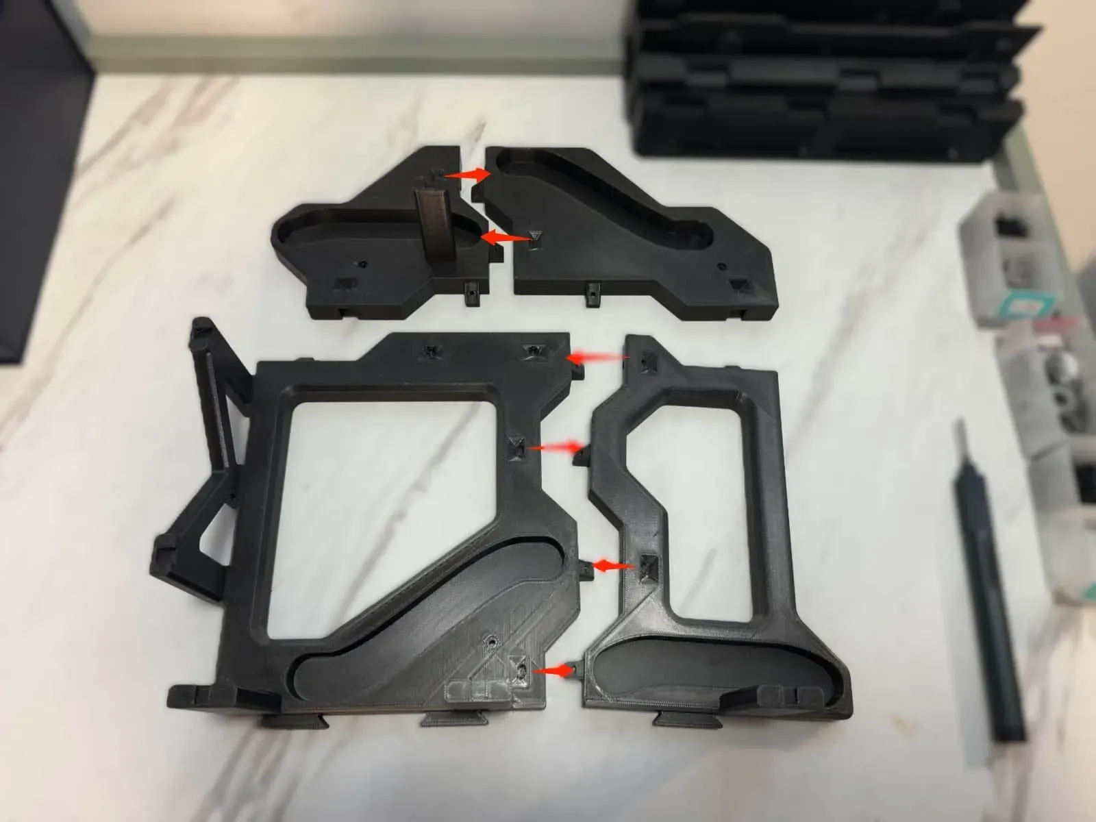 [AMS Loft V2] Dual AMS Stacking Bracket (Compatible with Riser V2/H2D ...