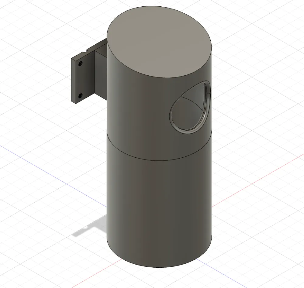 Ashtray with a screw-off bottom mounted on a fence - Free 3D Print ...