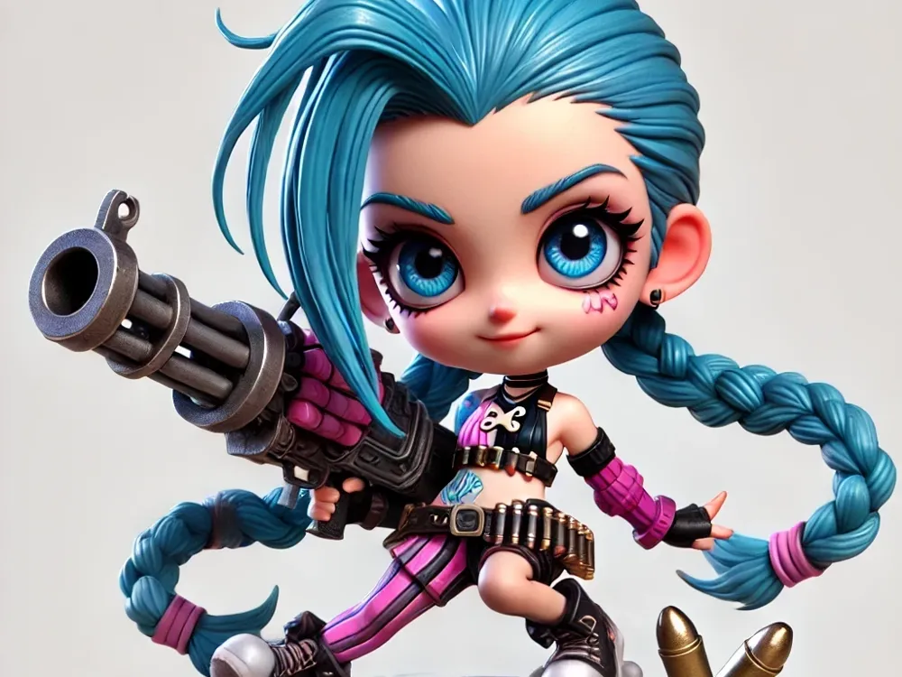 Jinx Fan art by goemans - MakerWorld