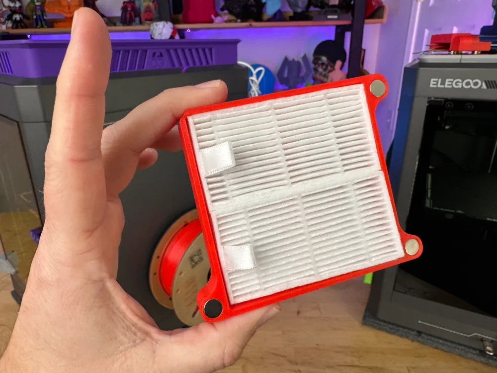 Elegoo Centauri Carbon HEPA Filter by Uncle Jessy MakerWorld: Download ...