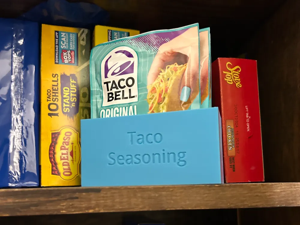Seasoning Packet Container by Ras's3DEngineering - MakerWorld