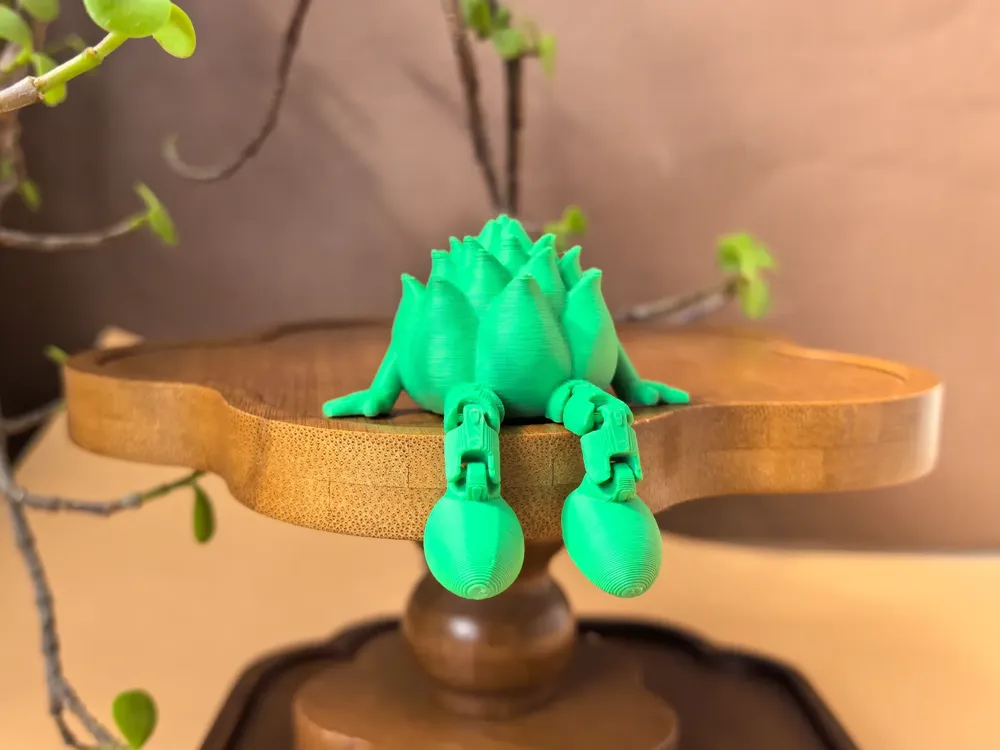 Auspicious Lotus Articulated Figurine, Good Fortune Continuous Lotus ...