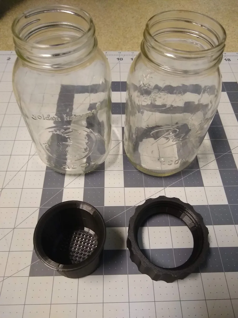 double ended jar ring and mason jar planter seed starter by N1ght_forge ...