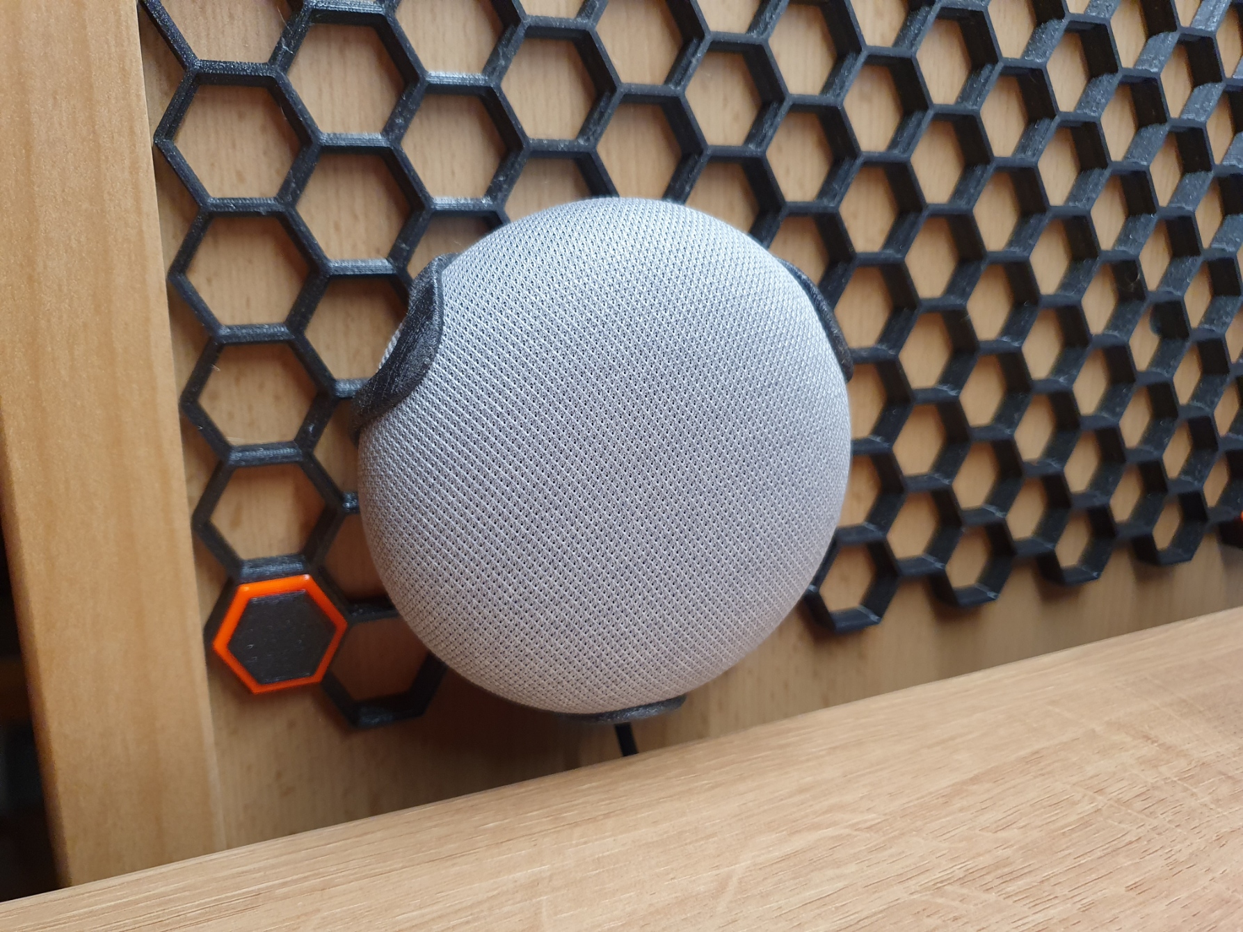 Google Home Mini holder by N1ght_forgeMakerWorld: Download Free 3D Models