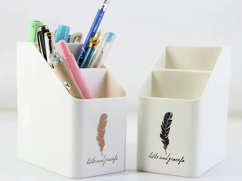 Minimalist Trapezoidal Multi-Compartment Pen Holder by Miao Jiabo ...