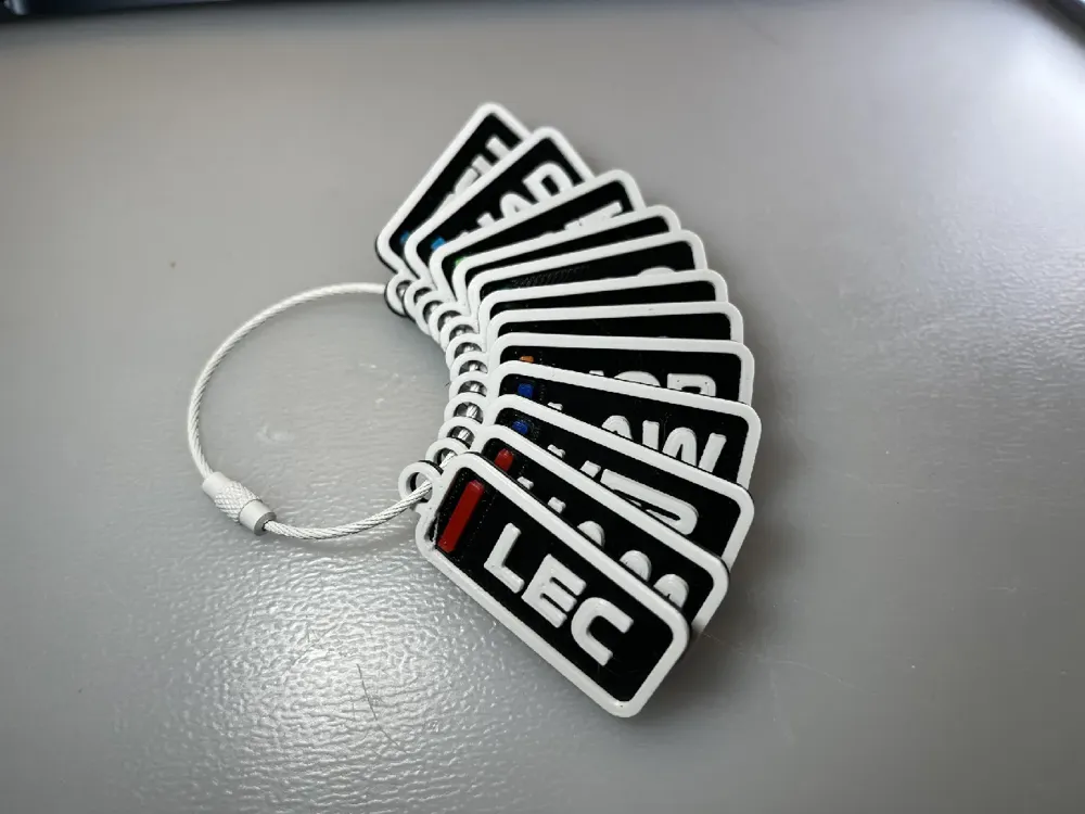 Charles Leclerc - (Ferrari) Leaderboard Keychain by Ambasada3d - MakerWorld