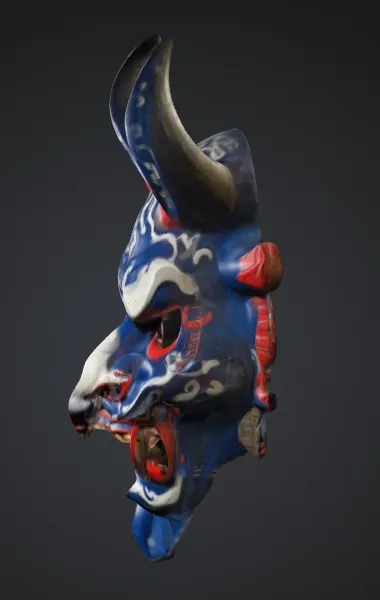 Oni mask by User007 MakerWorld: Download Free 3D Models