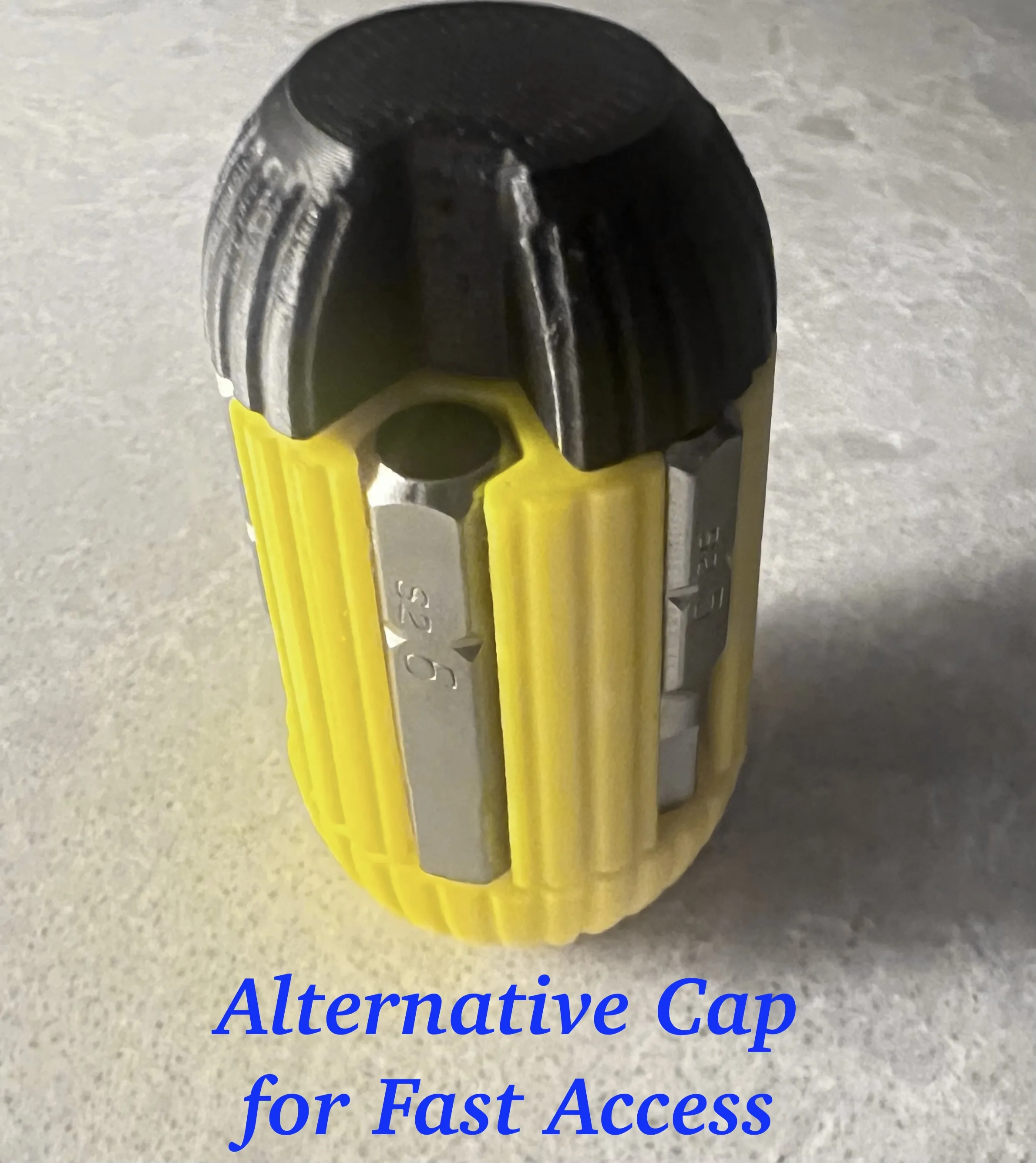 Screwdriver EDC v3 (7, 13, 19 bits) +Keychain - Free 3D Print Model ...