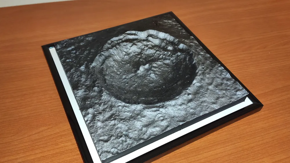Eratosthenes lunar crater - Free 3D Print Model - MakerWorld