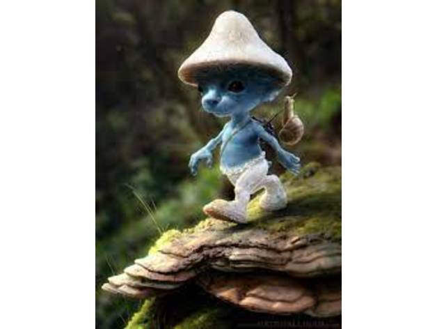 Gato Pitufo Azul por flash9 - MakerWorld