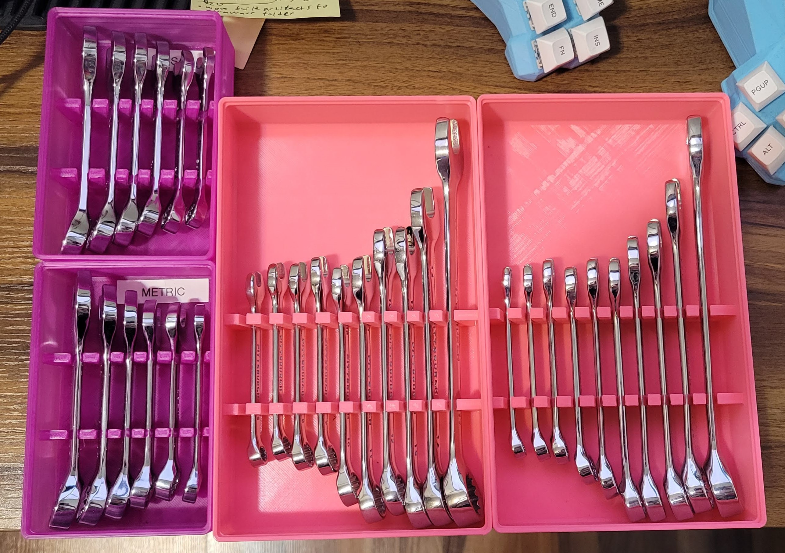 Gridfinity Harbor Freight Pittsburgh SAE and Metric 32 pc Combination ...