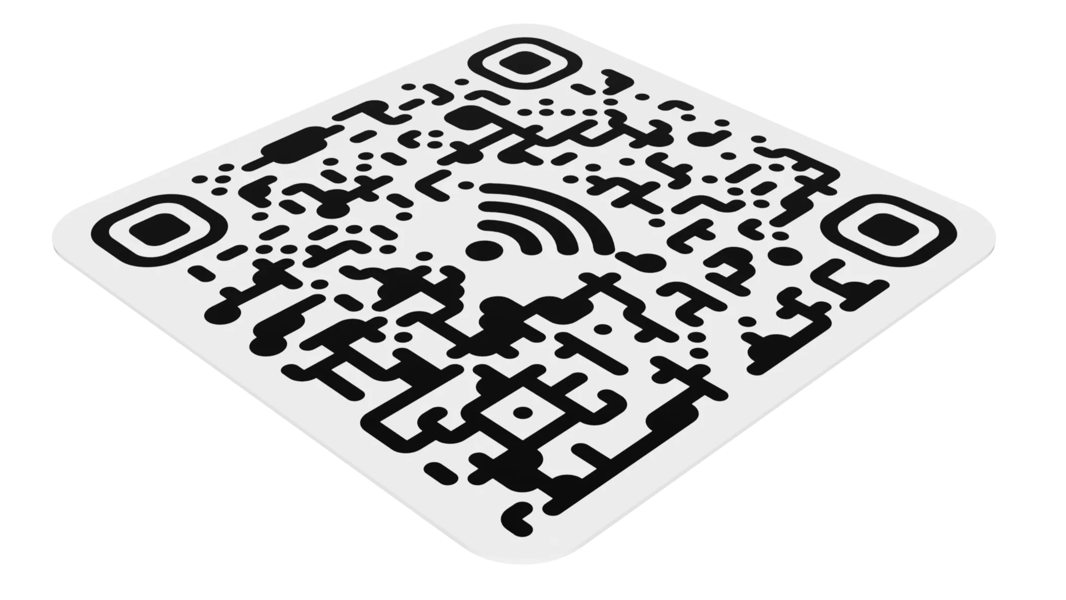 Not a wifi QR code Thin Never Gonna Give You Up by Drak MakerWorld ...