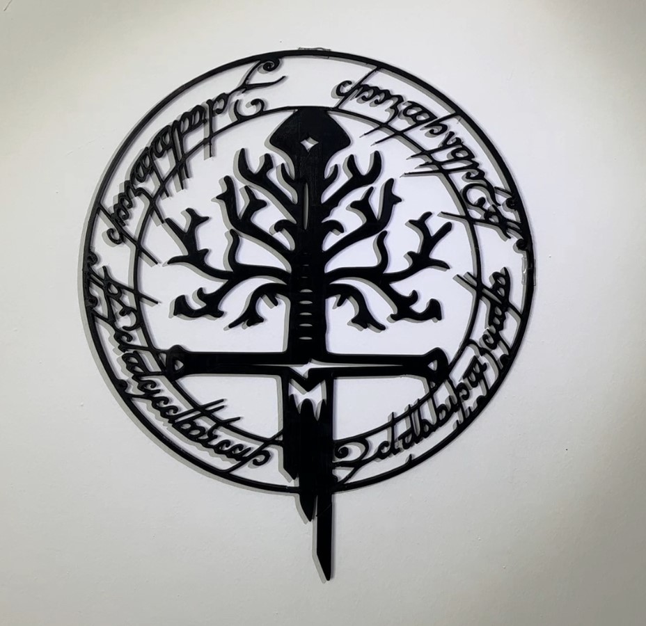 LOTR Anduril Wall Art by Digitzia_novaxe - MakerWorld