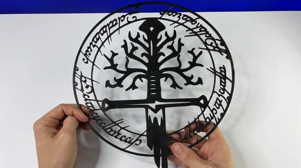 LOTR Anduril Wall Art by Digitzia_novaxe - MakerWorld