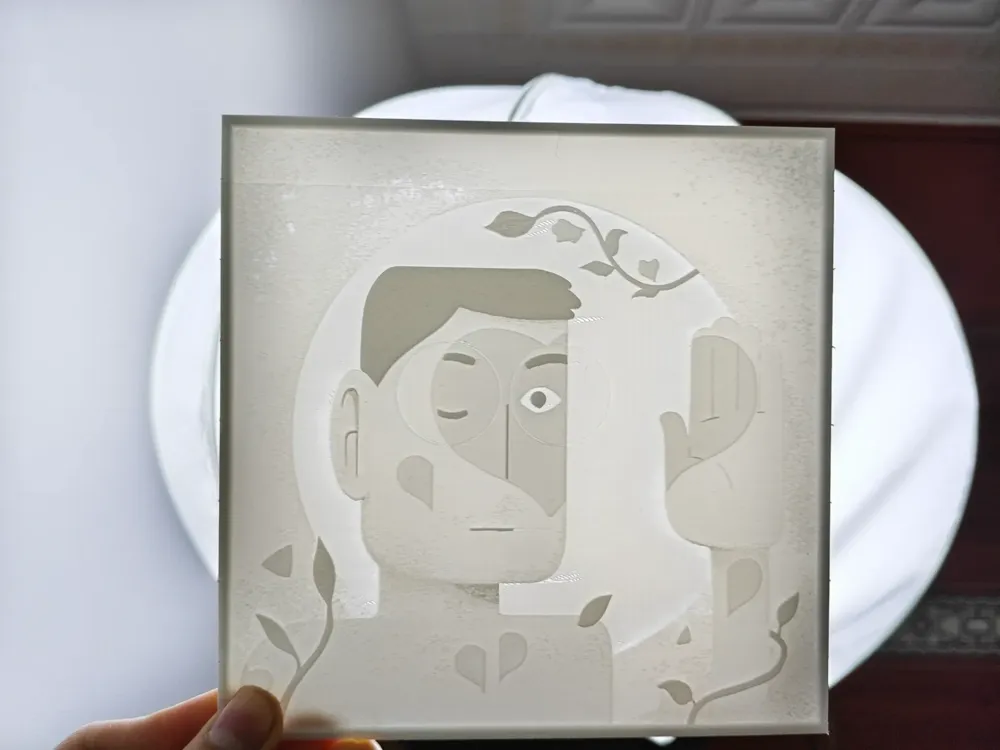 Khalil Fong Albumcover-Relief "Der Träumer" von YG - MakerWorld