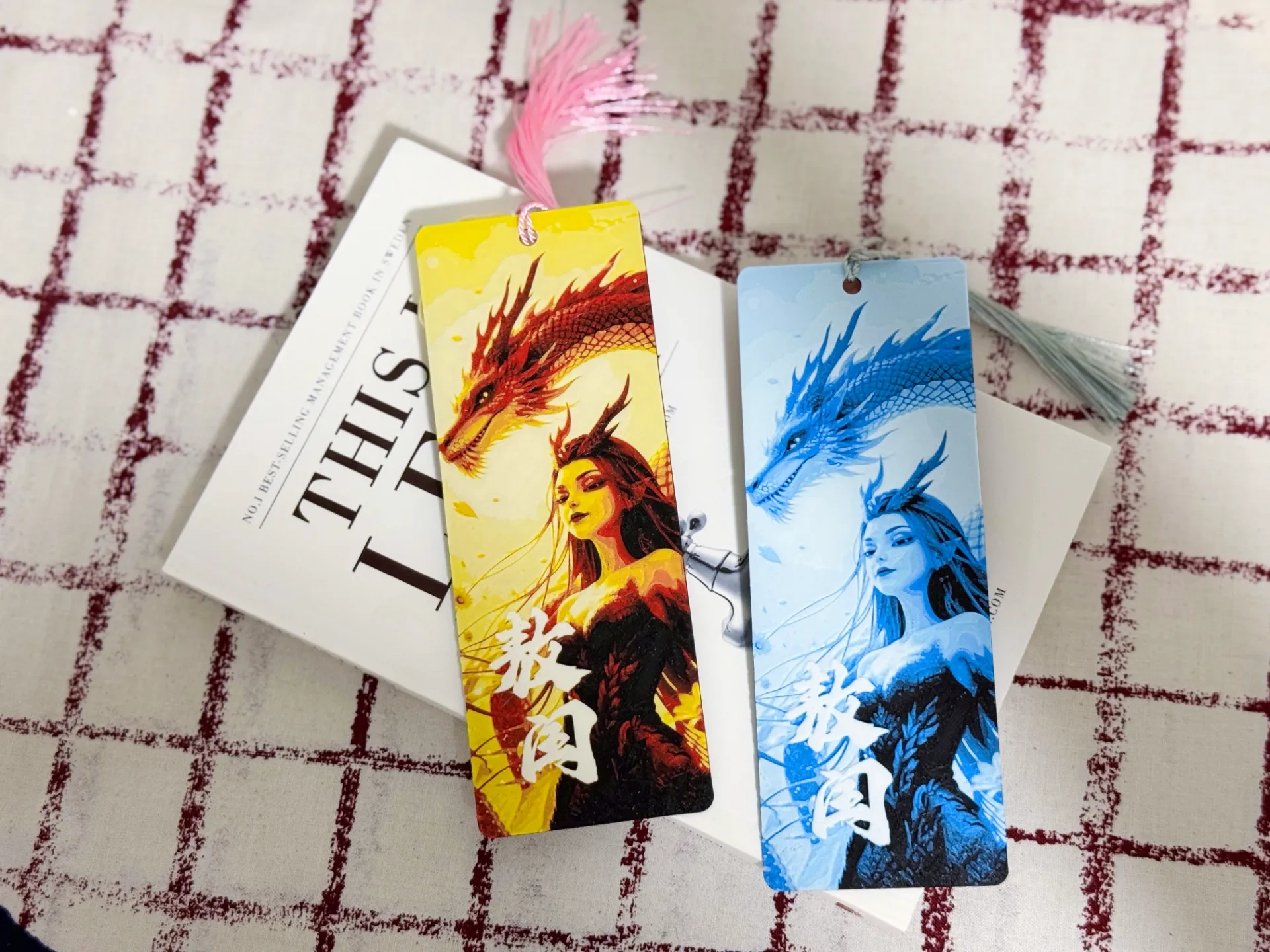 Nezha-themed embossed bookmark - Ao Run by Cambrian - MakerWorld