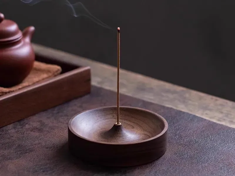 Chinese minimalist incense burner base incense furnace linear incense ...
