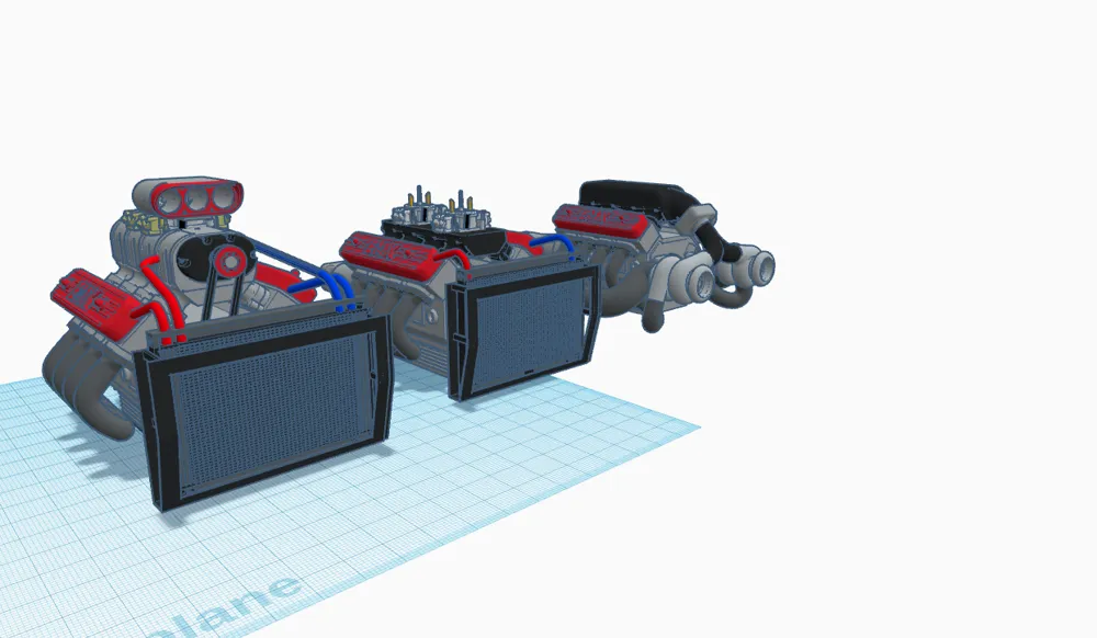 V8 engine by Dimensional_Whi - MakerWorld