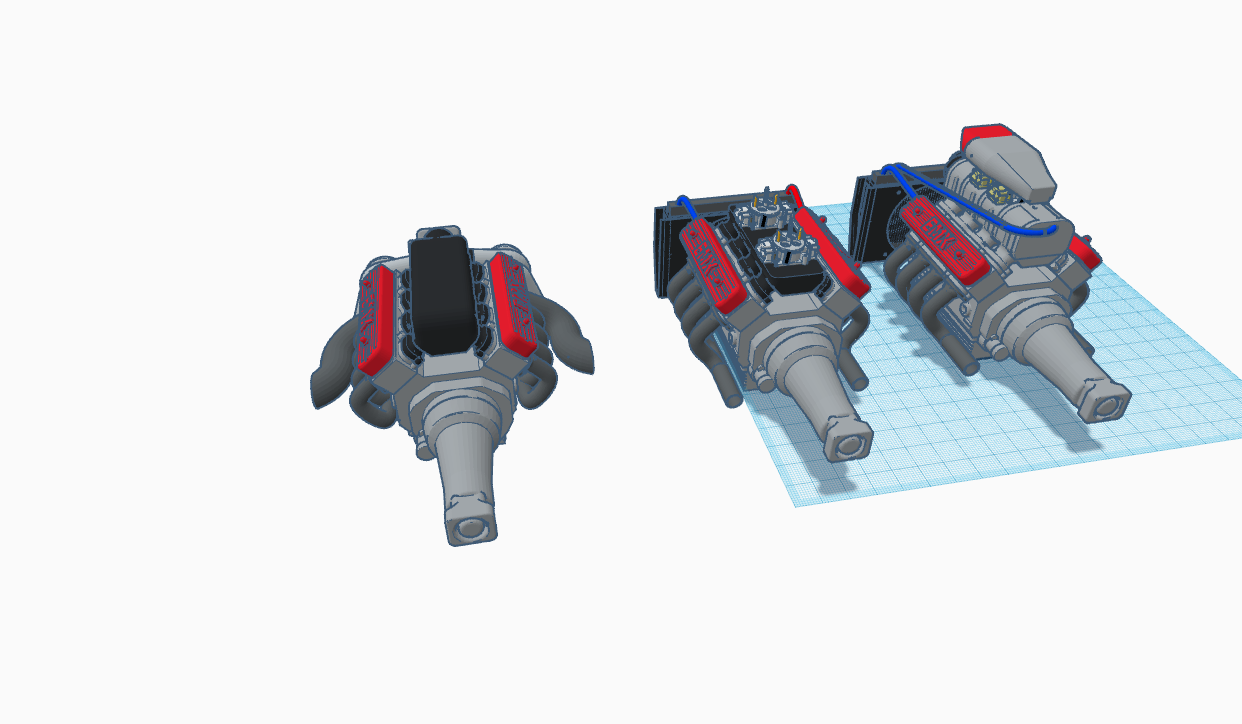 Motor V8 por Dimensional_Whi - MakerWorld